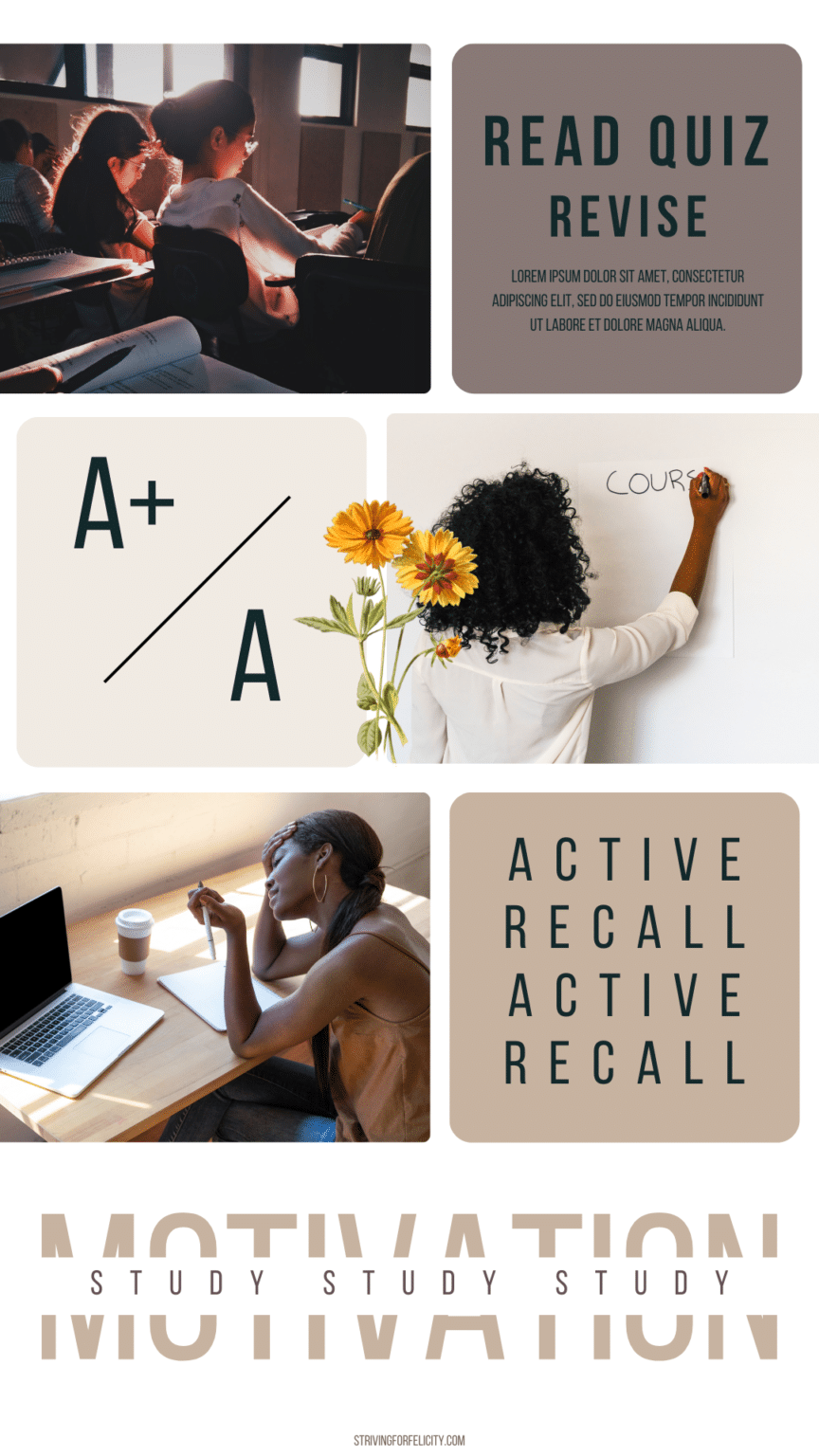 Study Motivation Backgrounds & Study Vibe Mood Boards