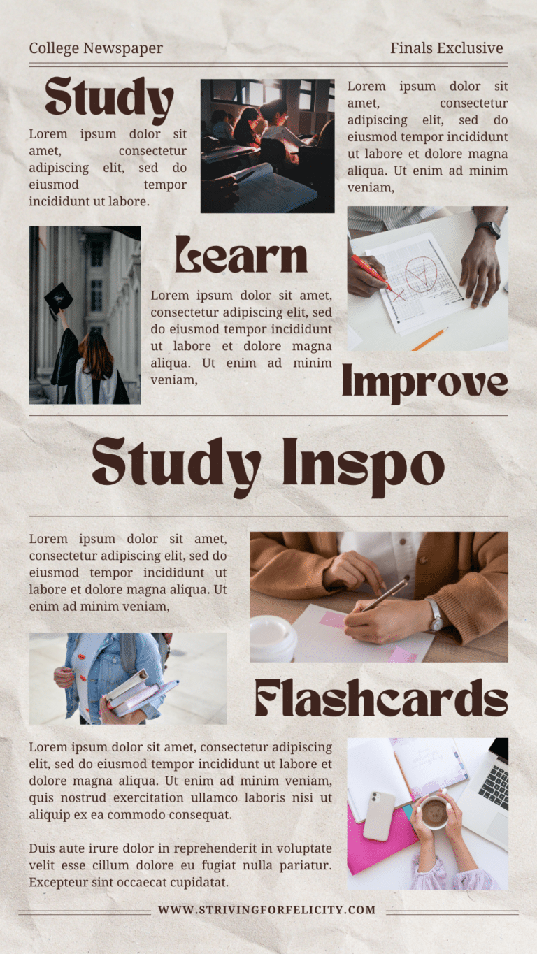 Study Motivation Backgrounds & Study Vibe Mood Boards